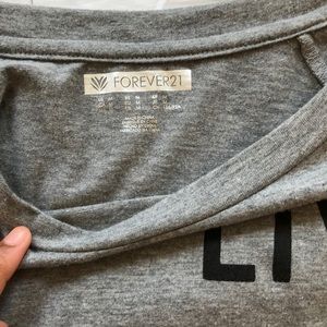 Forever 21 | Tops | Long Sleeved Quote Tshirt | Poshmark